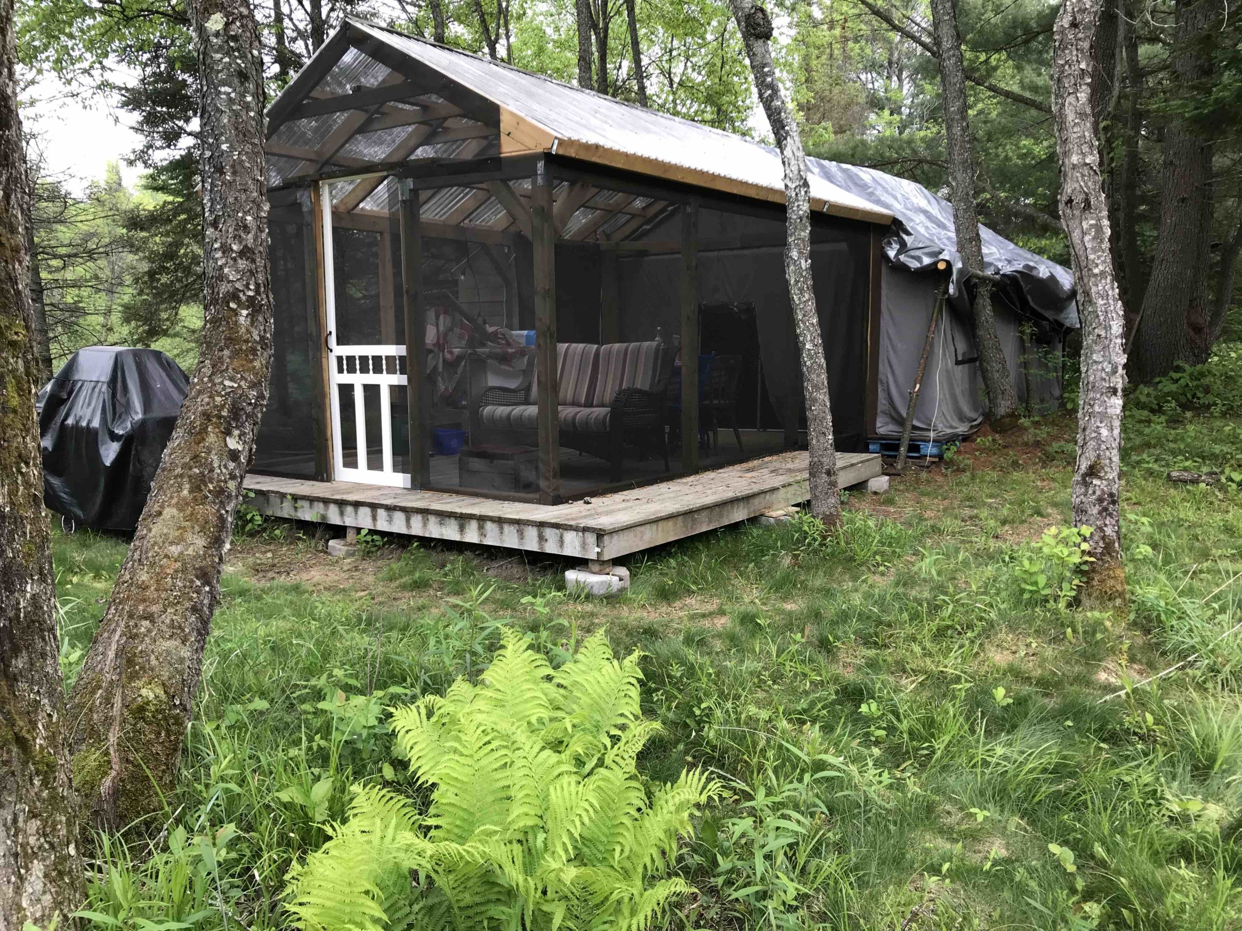 Glamping Prospector Tent – Reeve’s Rest at 3 Brother Falls