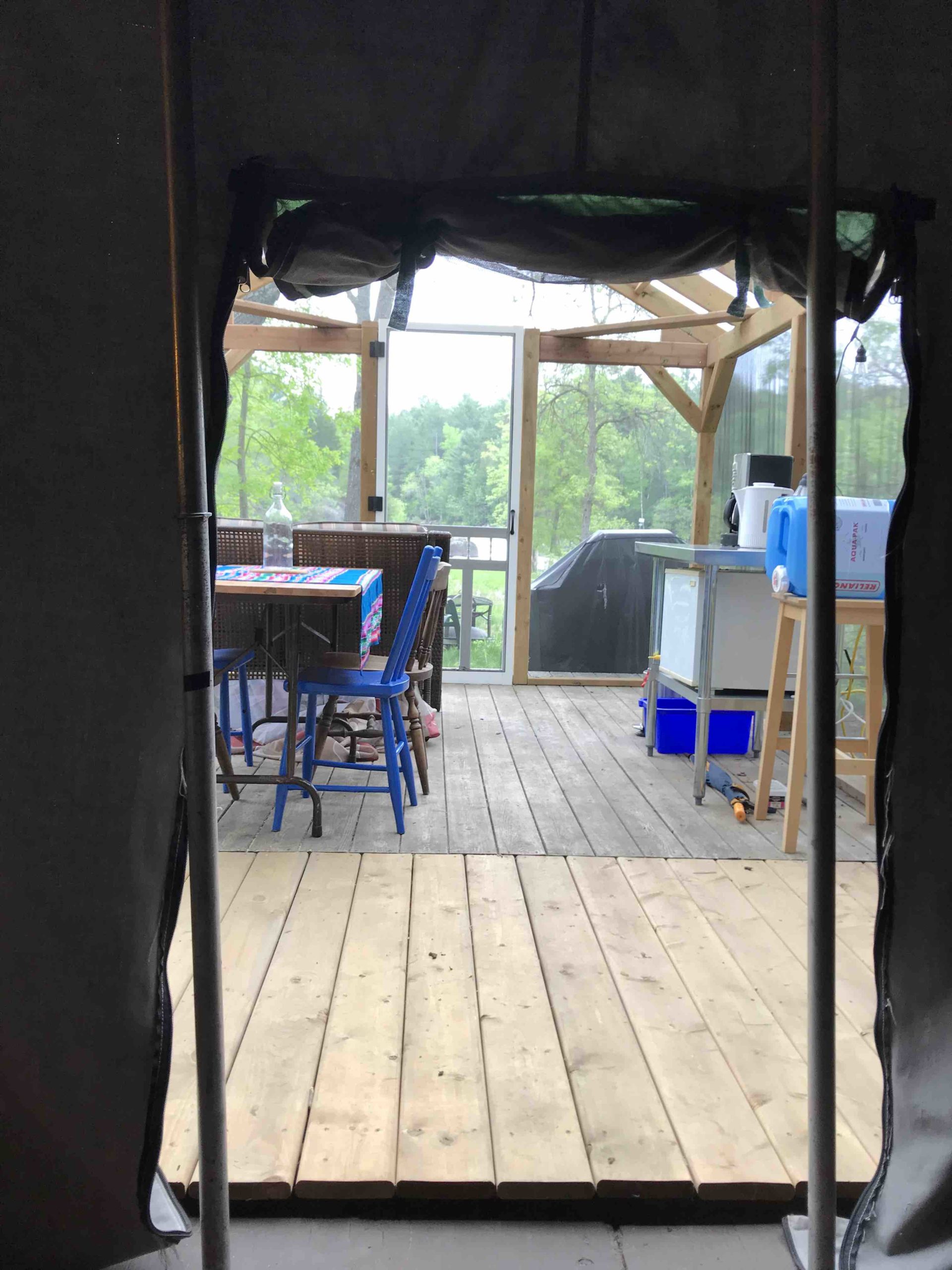 Glamping Prospector Tent – Reeve’s Rest at 3 Brother Falls